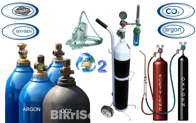 Oxygen cylinder trolley meter mask for Sale in Dhaka | BikriSohoj