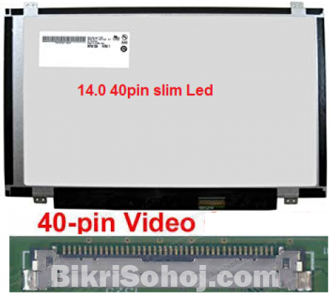 New 14 Inch Ultra 40 Pin Display for 14 Inch Laptops for Sale in Dhaka ...