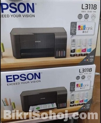 Epson L3118 Multifunction 4-Color Ink Tank Printer for Sale in Dhaka ...