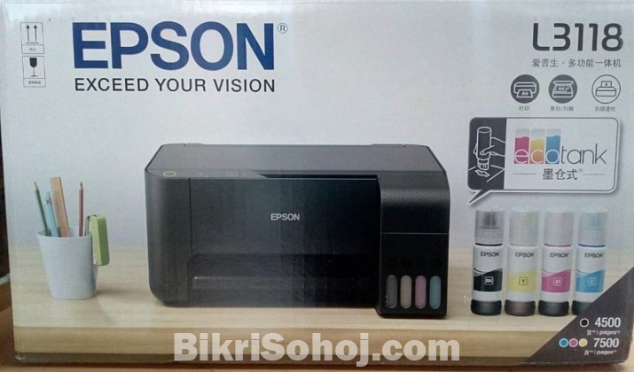 Epson L3118 Multifunction 4-Color Ink Tank Printer for Sale in Dhaka ...