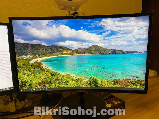 Samsung C24F390FHN CF390 Series 24 inch curved monitor for Sale in ...