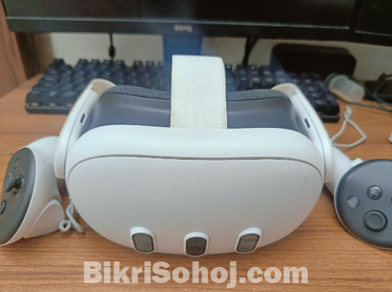Meta Quest 3 128GB VR (VIRTUAL REALITY) for Sale in Dhaka | BikriSohoj