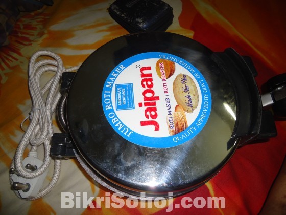 Jaipan Jumbo Roti Maker - 1000W Silver and White New for Sale in Dhaka ...