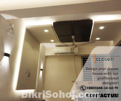 Modern ceiling design for small house | BikriSohoj
